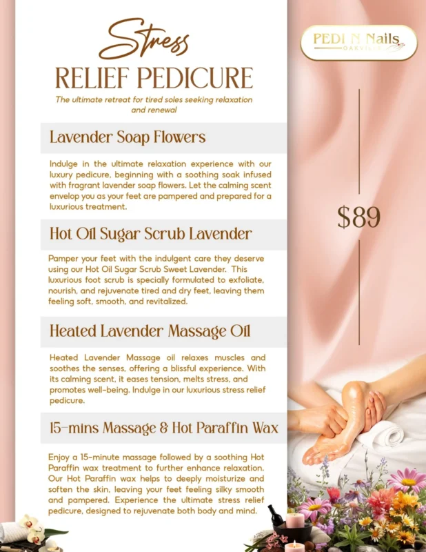 FOOT TREATMENTS Pedi N Nails Oakville Winston Park
